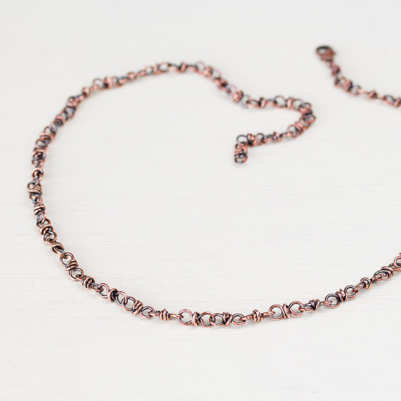 Handcrafted Copper Necklace - Bigger Link Chain – CookOnStrike