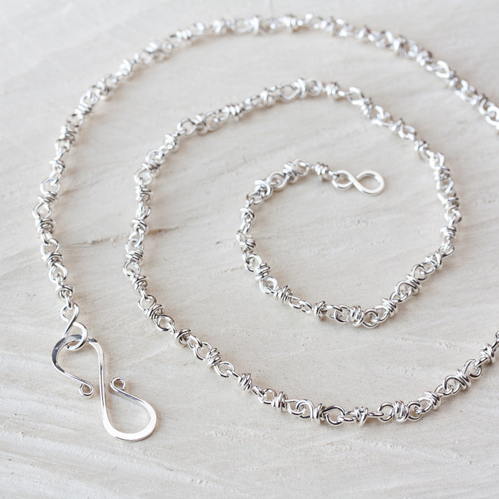 Artisan Handmade Sterling Silver Chain Necklace For Pendant – CookOnStrike